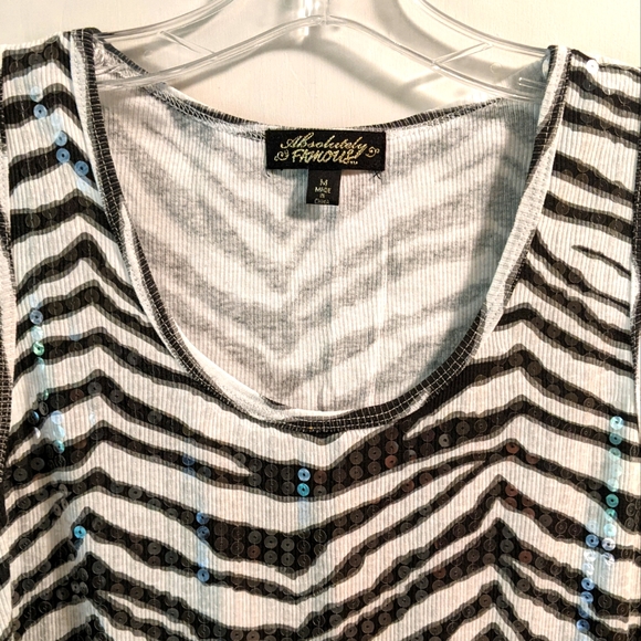 Absolutely Famous | Tops | Sequined Tank Top | Poshmark